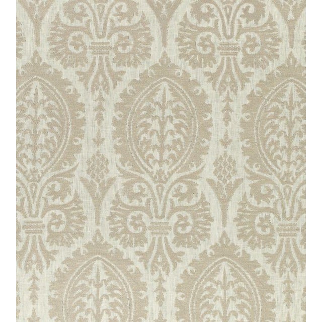 Sir Thomas Embroidery Fabric - Ecru - Sample | Chairish