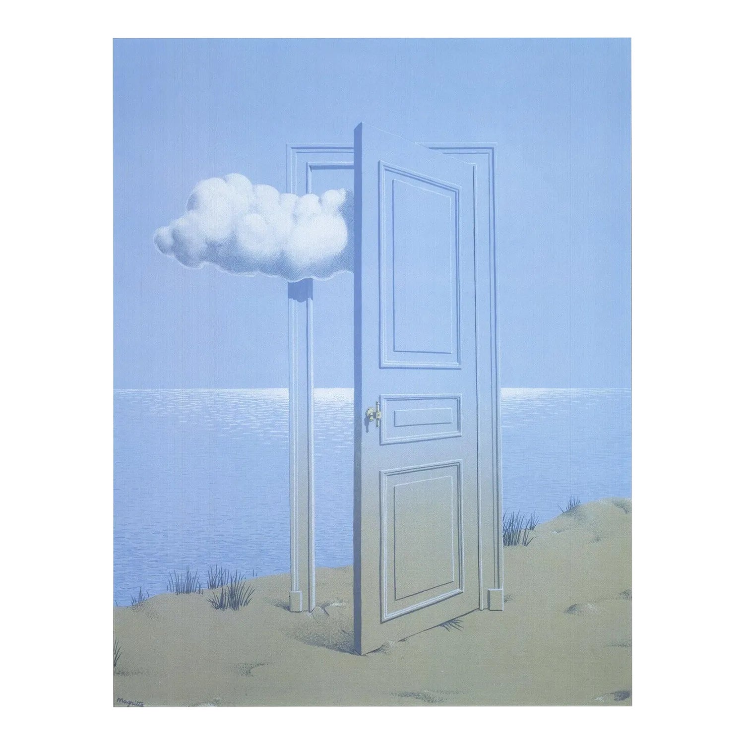 2013 Rene Magritte 'La Victoire' Surrealism Blue Belgium Offset ...