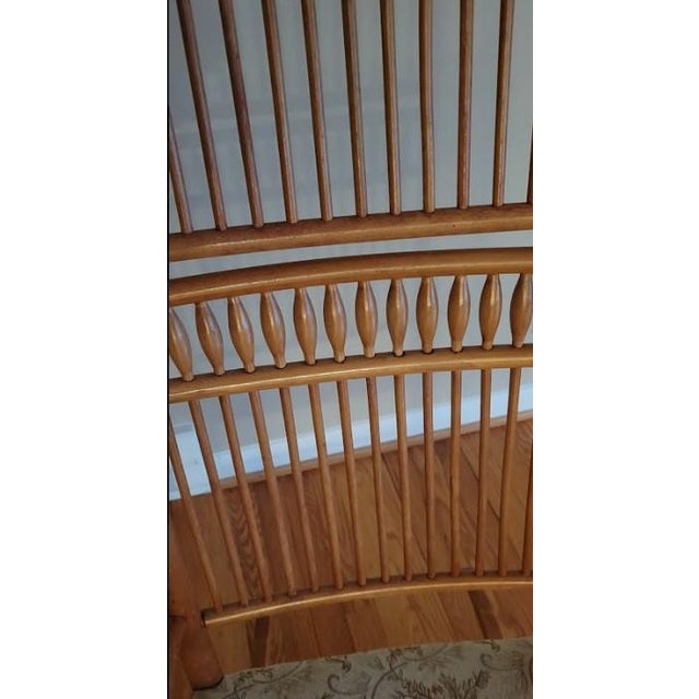 19th Century Maple Spindle Back Ladies Rocking Chair | Chairish