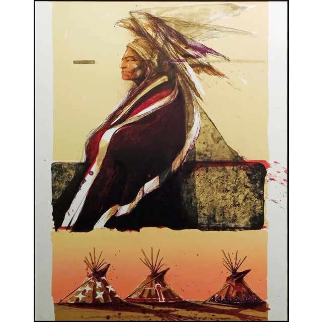 Larry Fodor "Dusty Star" Original Limited Edition Lithograph | Chairish