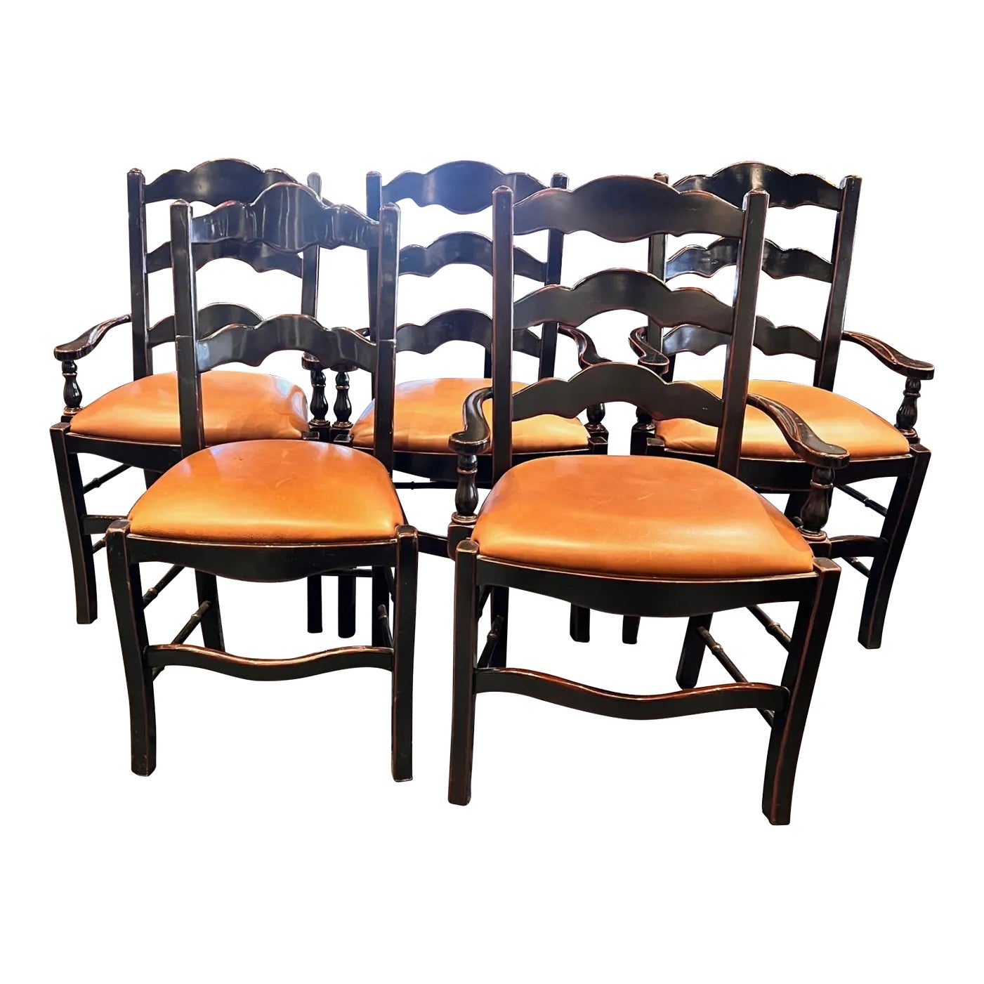 Theodore Alexander French Country Dining Chairs (Set of 5) | Chairish