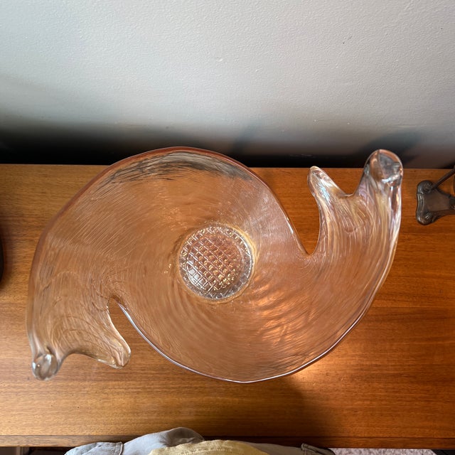 Glass Wave Vase | Chairish