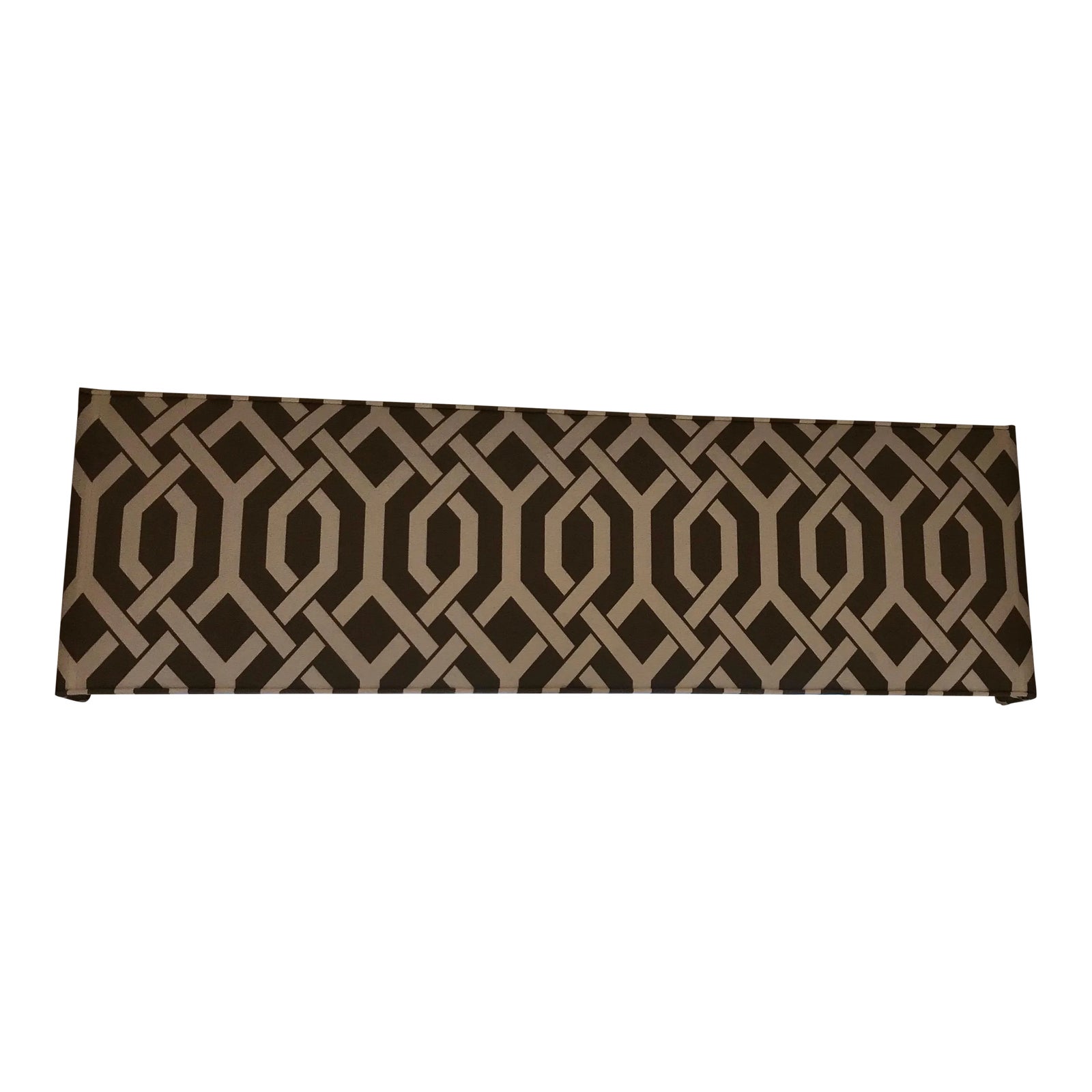 Custom Straight Cornice With Self Welt | Chairish