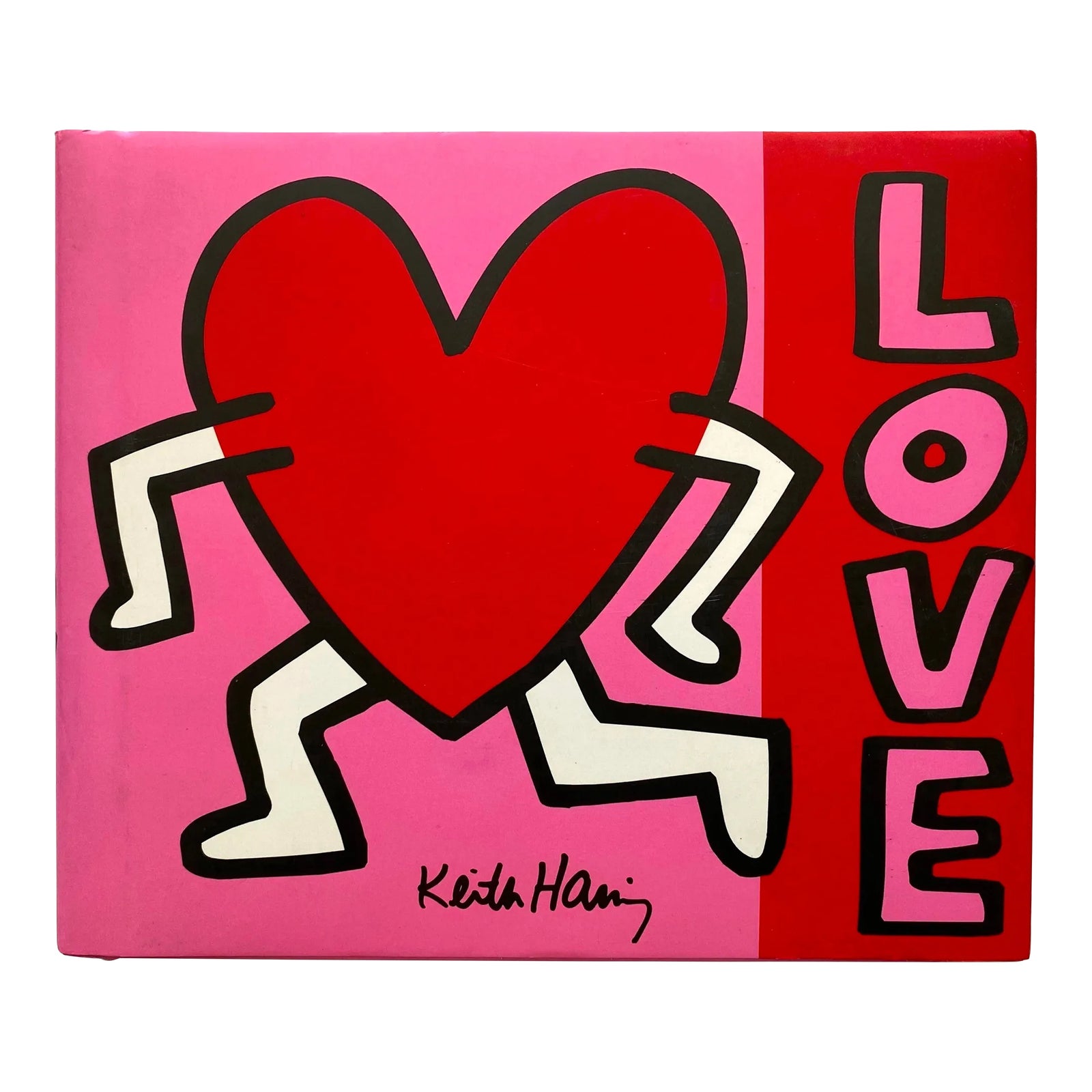 Keith Haring Estate Vintage 1999 First Edition " Love " Hardcover Pop ...