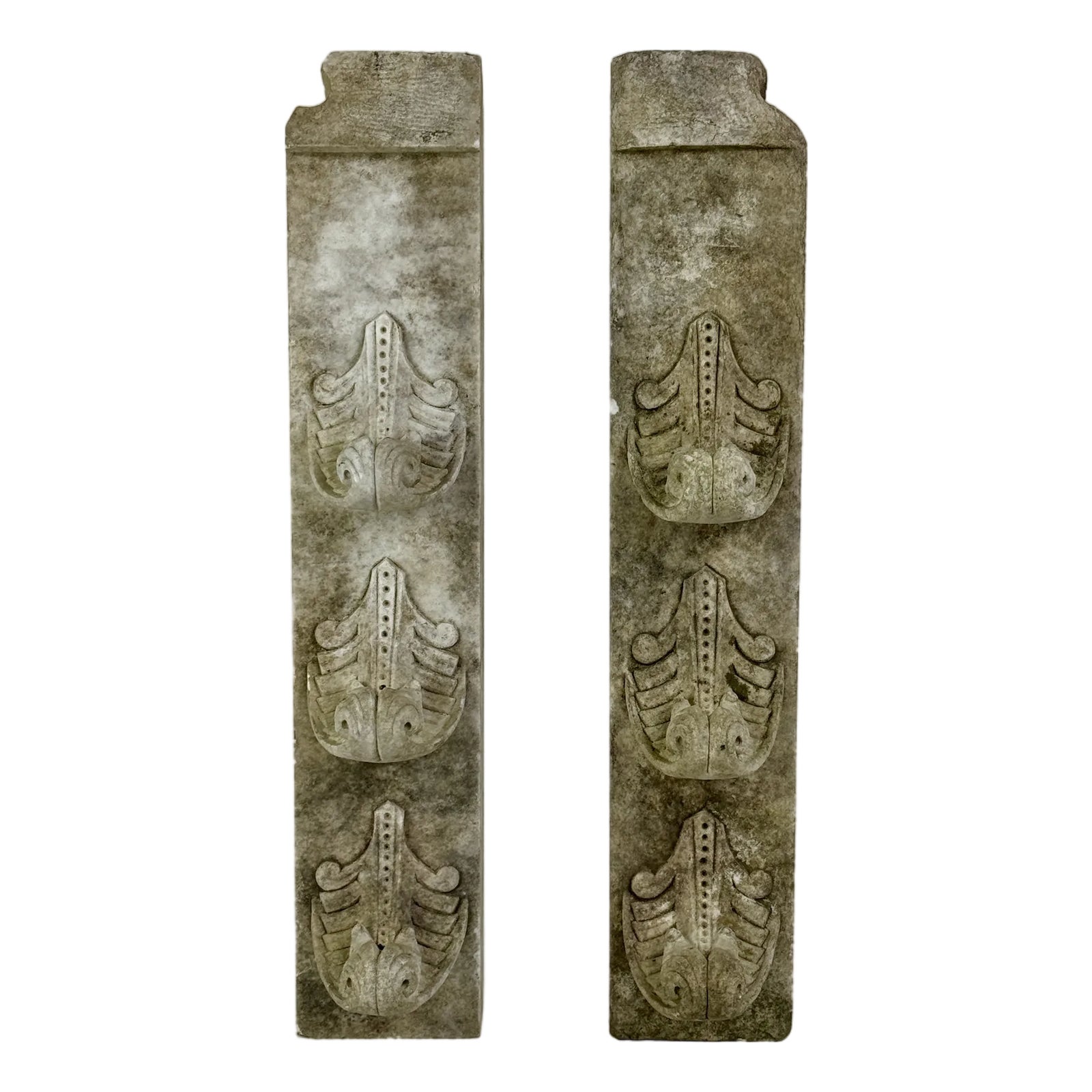 Early 20th Century Architectural Salvage Elements of Carved/Cast Stone ...