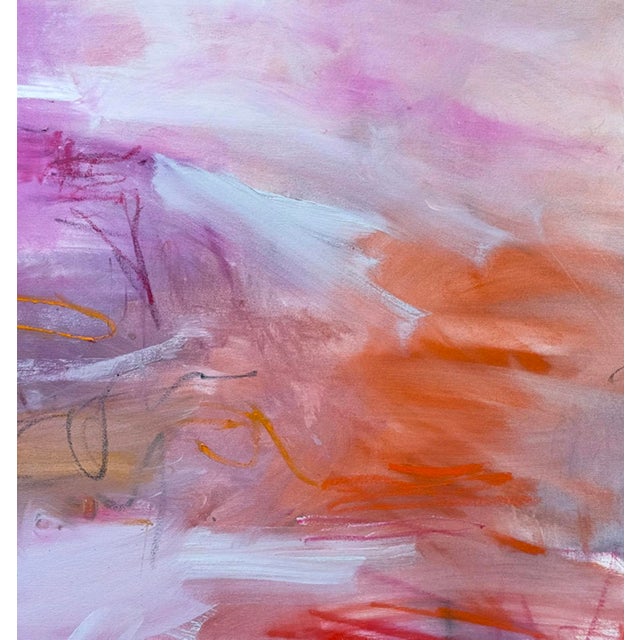 "Red Sky at Night" by Trixie Pitts Large Abstract Expressionist Oil ...