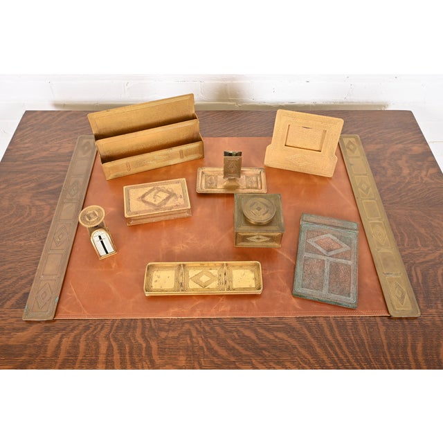 Tiffany Studios New York Graduate Bronze Doré Postage Scale | Chairish