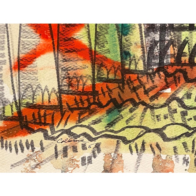 1953 Robert Colborne New York Mid Century Painting | Chairish