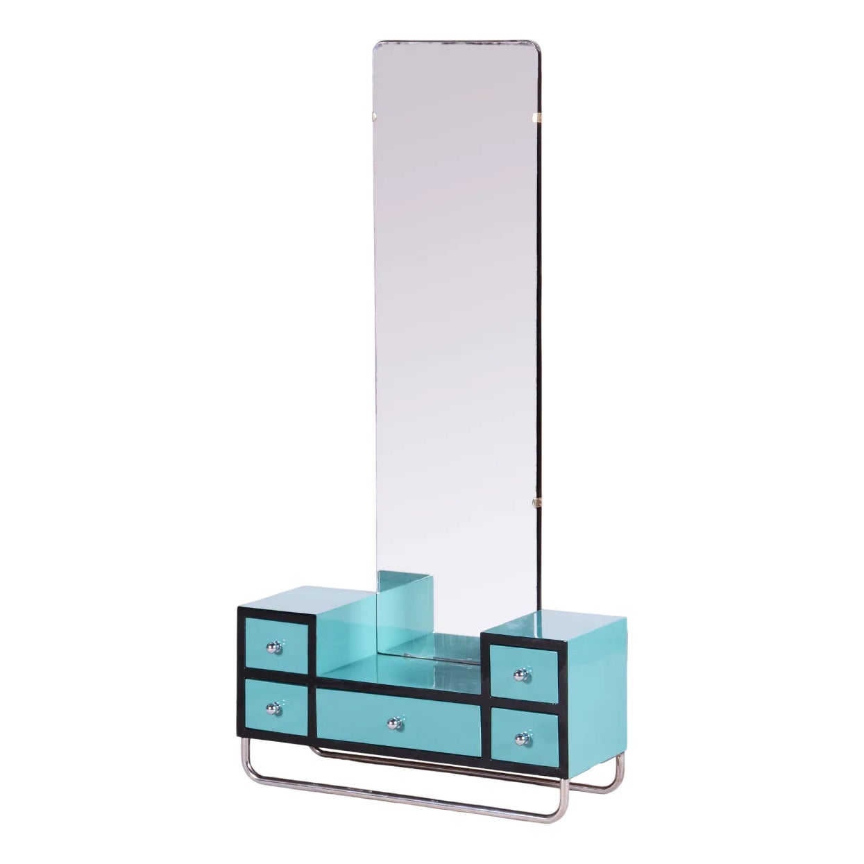Bauhaus Dressing Mirror in Chrome and Steel, 1930s | Chairish