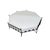 Formations Verano Octagonal Ottoman | Chairish