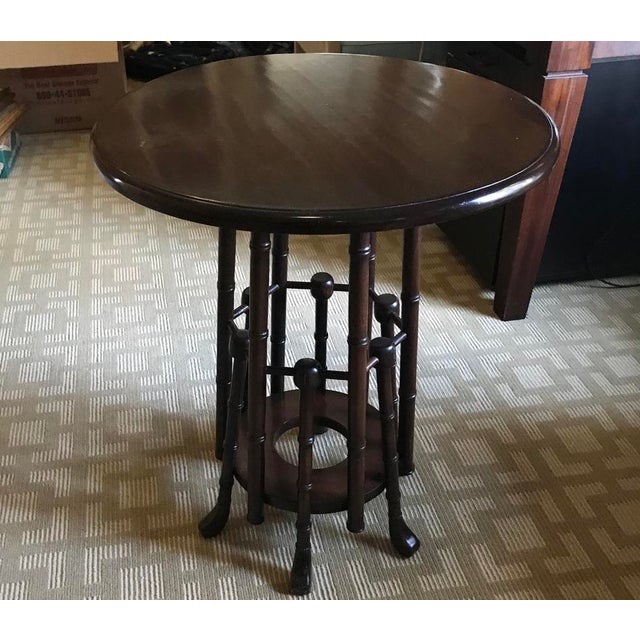 Vintage Minton-Spidell Faux Bamboo Side Tables— a Pair | Chairish