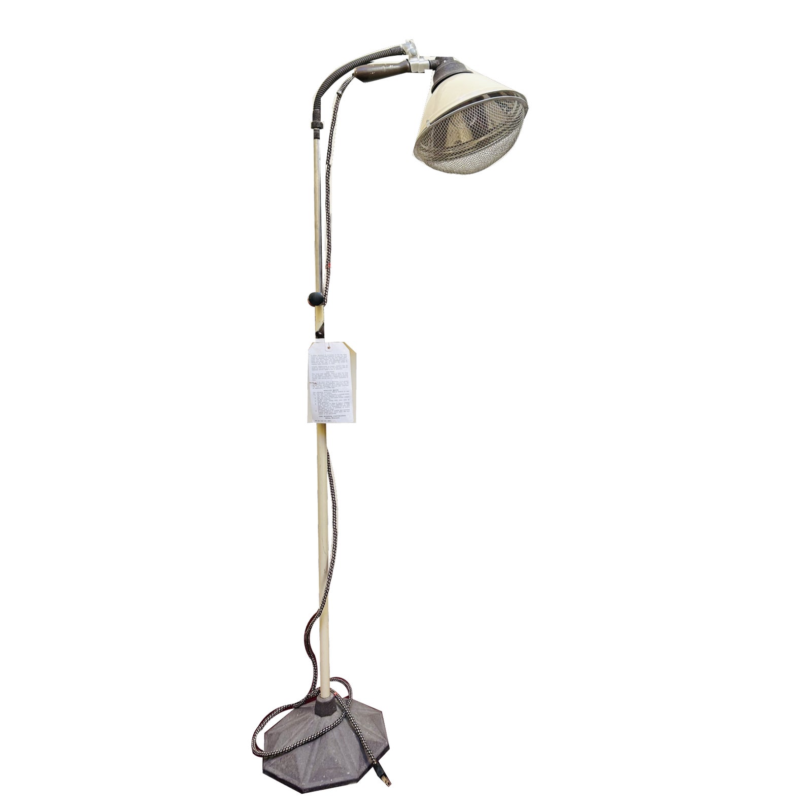 1920s Antique Burdick Zoalite Medical Heat Floor Lamp | Chairish