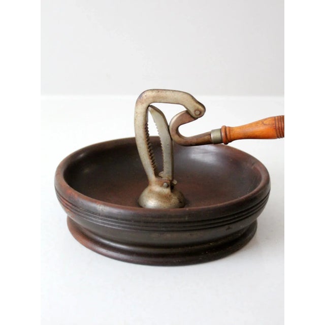 Antique Nut Cracker Bowl | Chairish