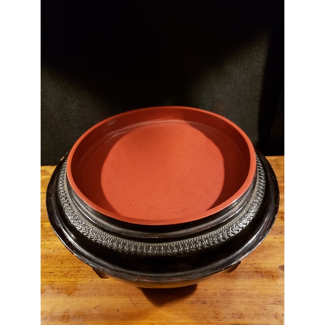 20th Century Burmese Lacquer Multi-Tier Offering Vessel | Chairish