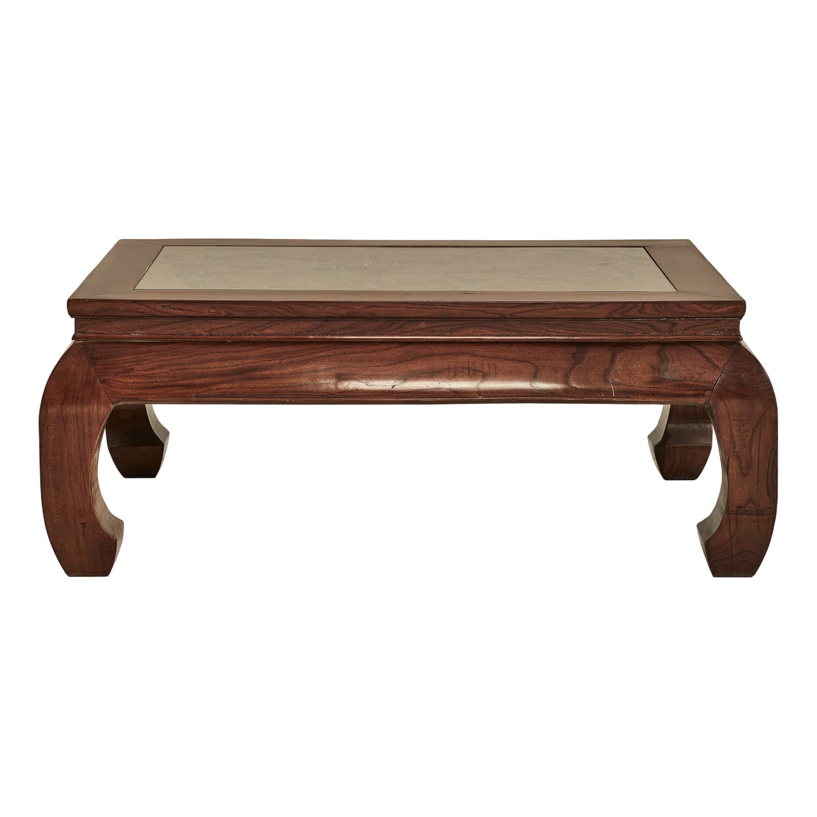 Coffee Table with Engravings on Top, 1980s | Chairish