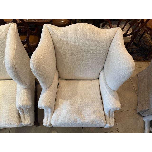 Baker Furniture Morse Wingback Arm Chair | Chairish