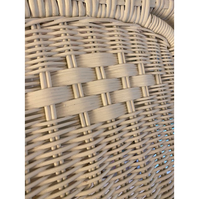 1920s Antique White Wicker Chairs, Set/6 | Chairish