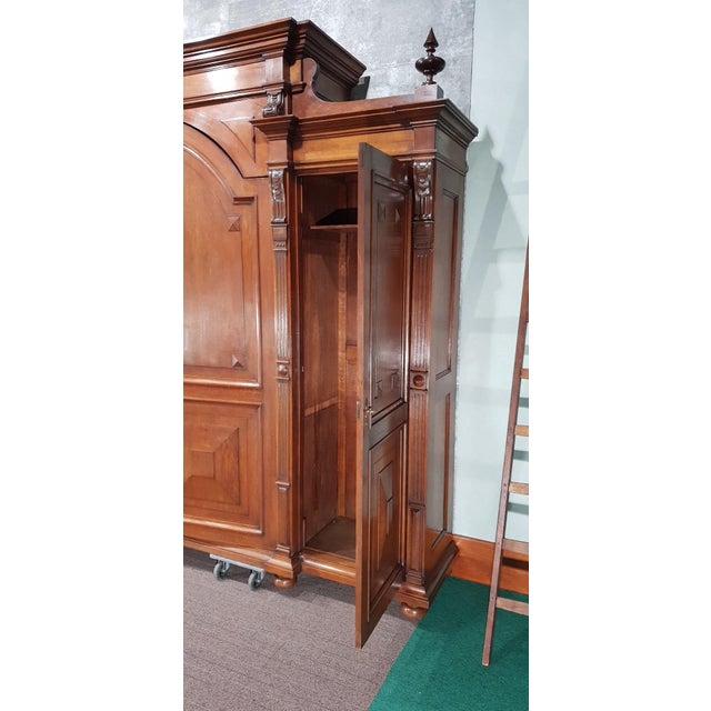 Antique oak wardrobe for sale store