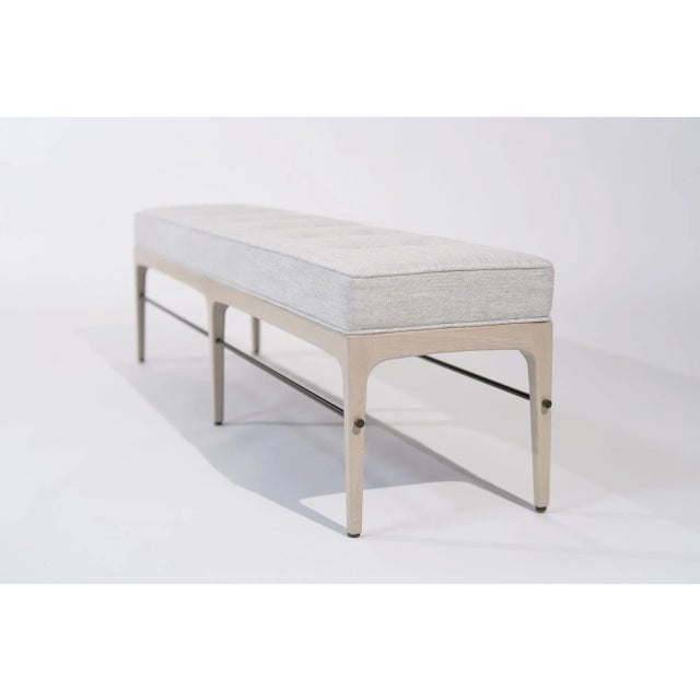 Linear Bench in White Oak and Bronze Series 72 by Stamford Modern ...
