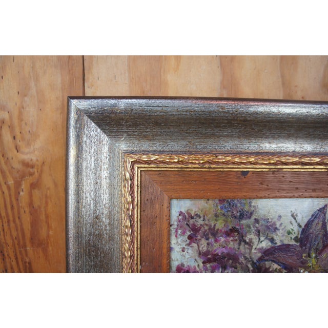 Still Life Floral Oil Painting by Van Matino Flower Bouquet in Vase ...