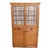 19th Century Antique English Two-Piece Pine Breakfront Cupboard Cabinet ...