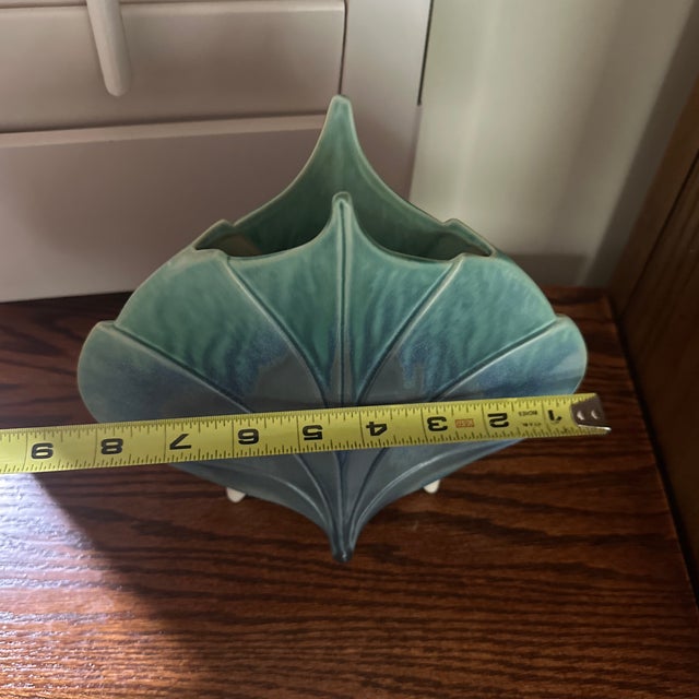 1980s Alan & Brenda Newman Ceramic Works Leaf Vase Sculpture Signed ...