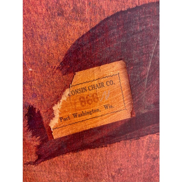 Vintage Queen Anne Style Youth Rocker by Wisconsin Chair Company | Chairish