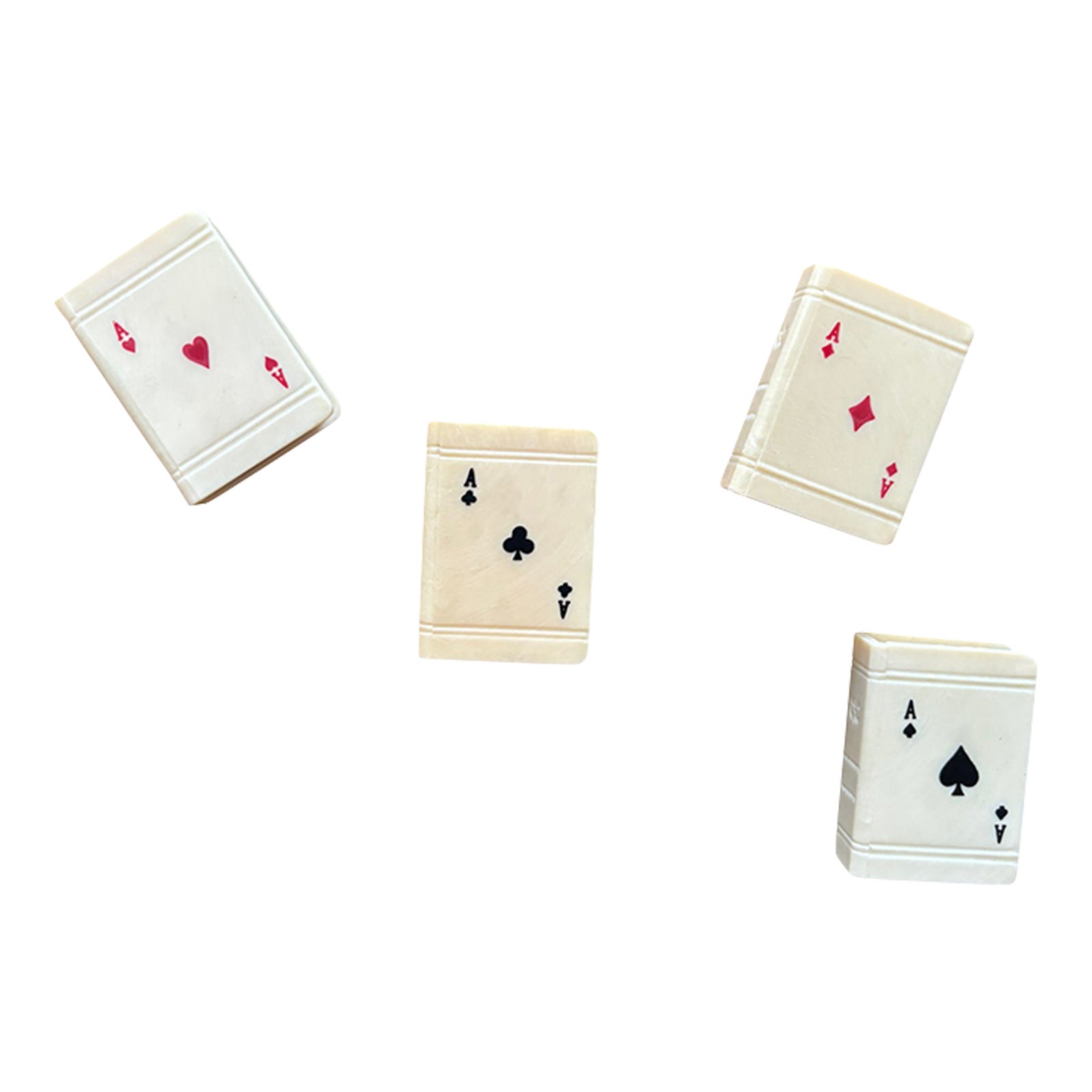1940s Bakelite Playing Card Matchboxes- Set of 4 | Chairish