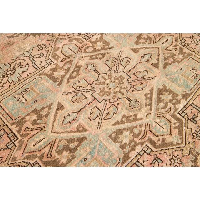 Antique Persian Malayer Peach Wool Rug HandCrafted in the 1930s | Chairish