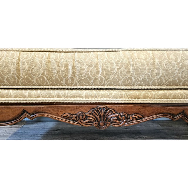 Ethan Allen French Country Belfiore Bench | Chairish