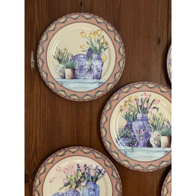 Email De Limoges by I Godinger Dessert Plates- Set of 5 | Chairish