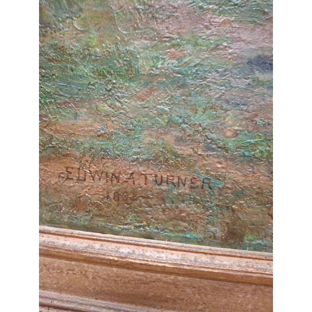 Edwin A. Turner (1854-1899) Large Scale 19th Century European Farm ...