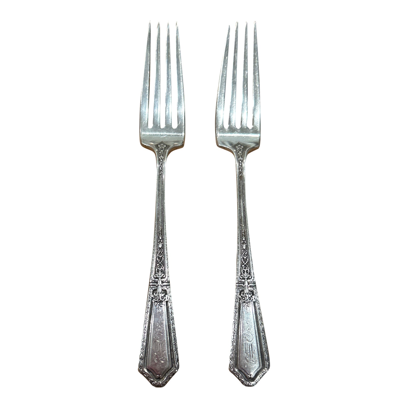 Set of 2 D’Orleans Pattern Fork by Towle Silver - Sterling Pattern ...