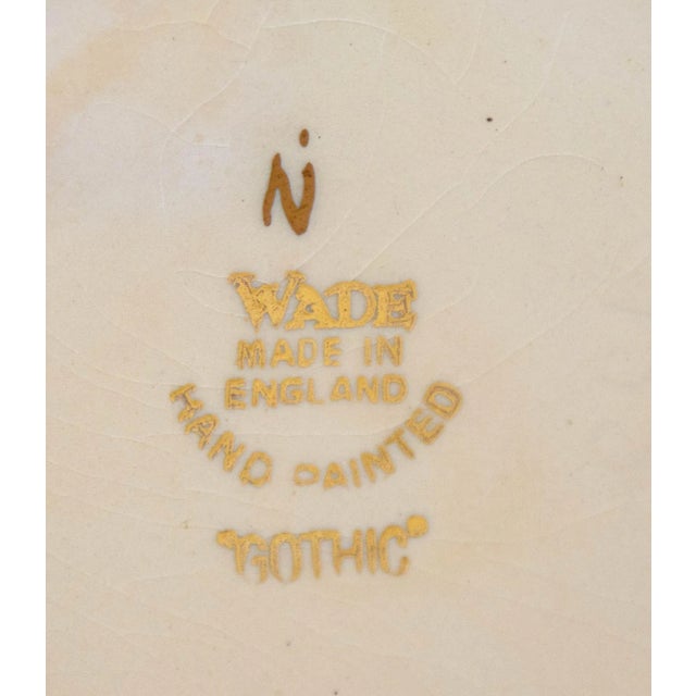 Vintage Wade Ceramic Gothic Pattern Glazed Vase in Pastel Colors Made ...