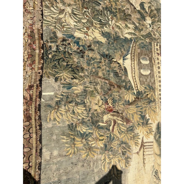 Impressive Large French Aubusson Wool Tapestry | Chairish
