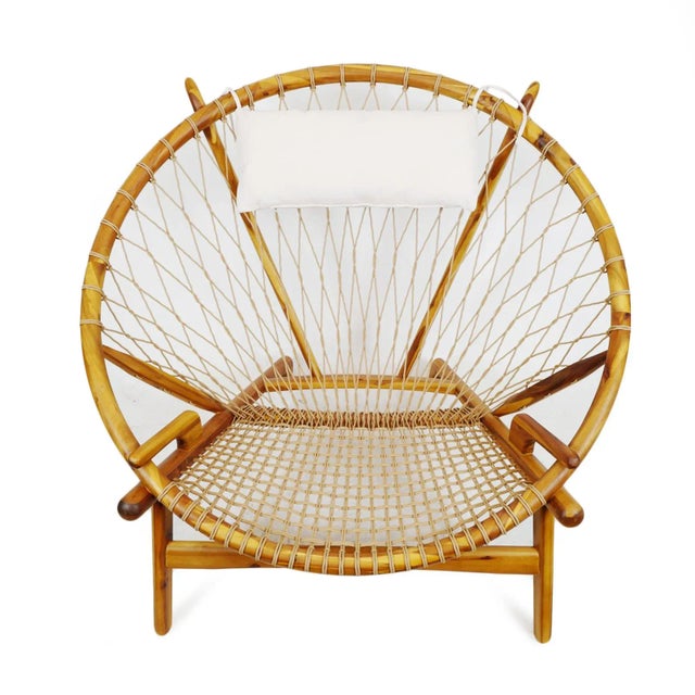 Mayan Sunset Rope Chair | Chairish