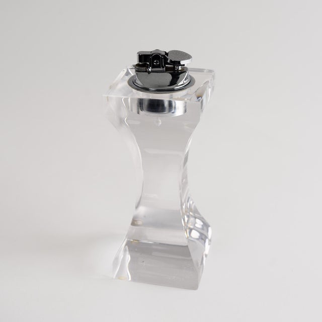 Vintage Lucite Table Lighter | Chairish
