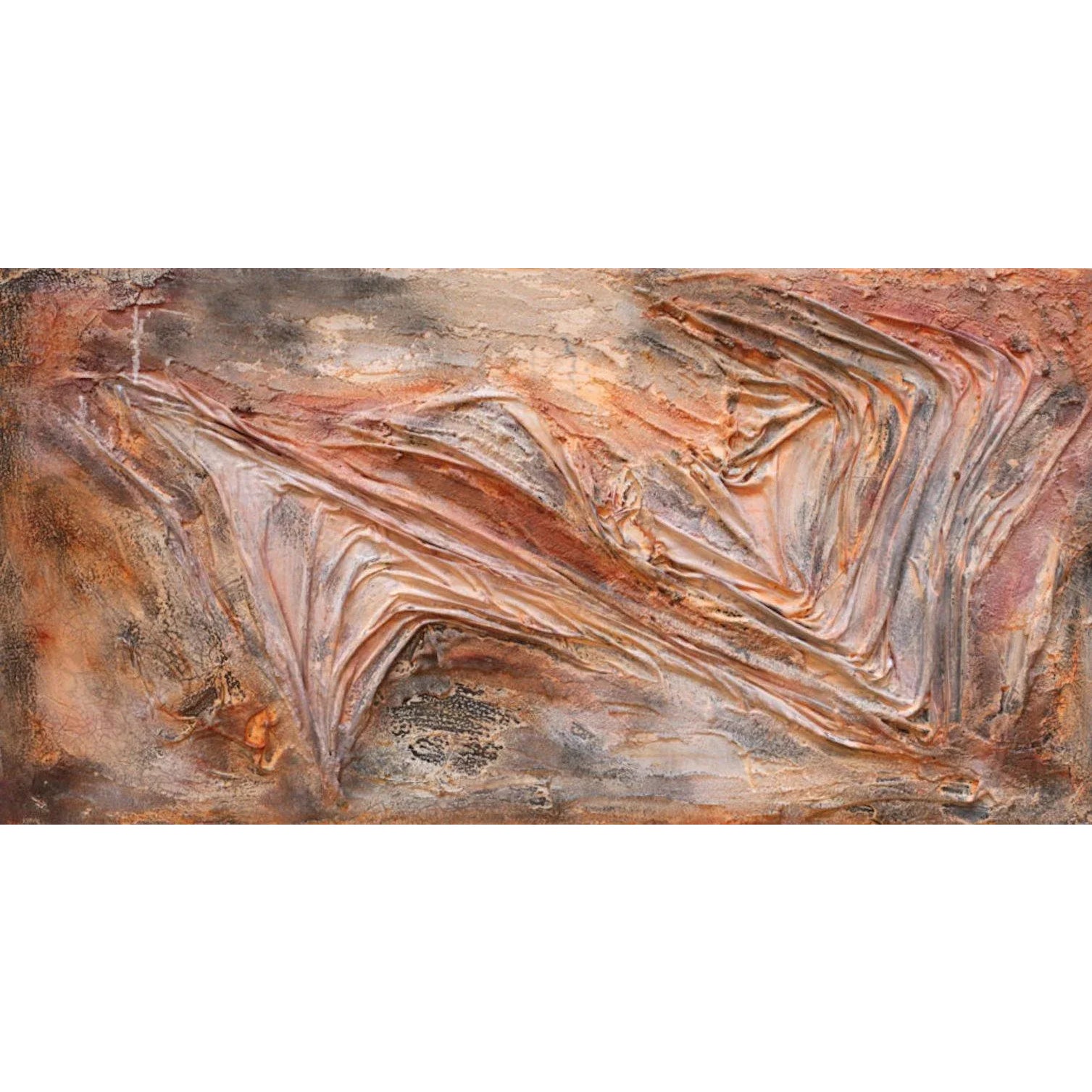 Duke Windsor Textural Abstract Painting, "Shroud of Passion's Fury ...