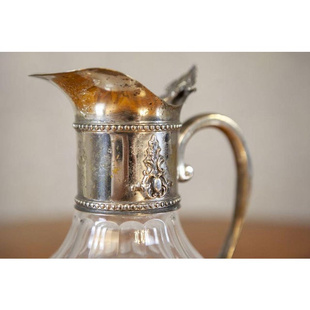 English Pitcher With Silver-Plated Handle From the Turn of the 19th and ...