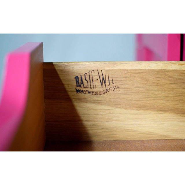 Mid-Century Modern Chest Pink With Star Shape Hardware by Basic Witz ...