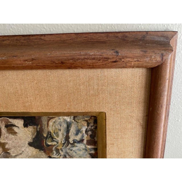 Marcello Boccacci Listed Italian Artist Small Vintage Figural Painting ...