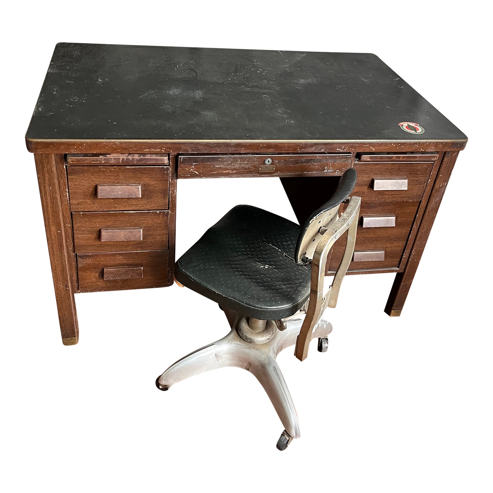 1950s Vintage Mid Century Modern Metal General Fireproofing Company ...