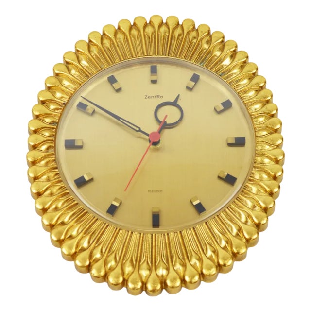 Zentra Hanging Clock, 1960s | Chairish