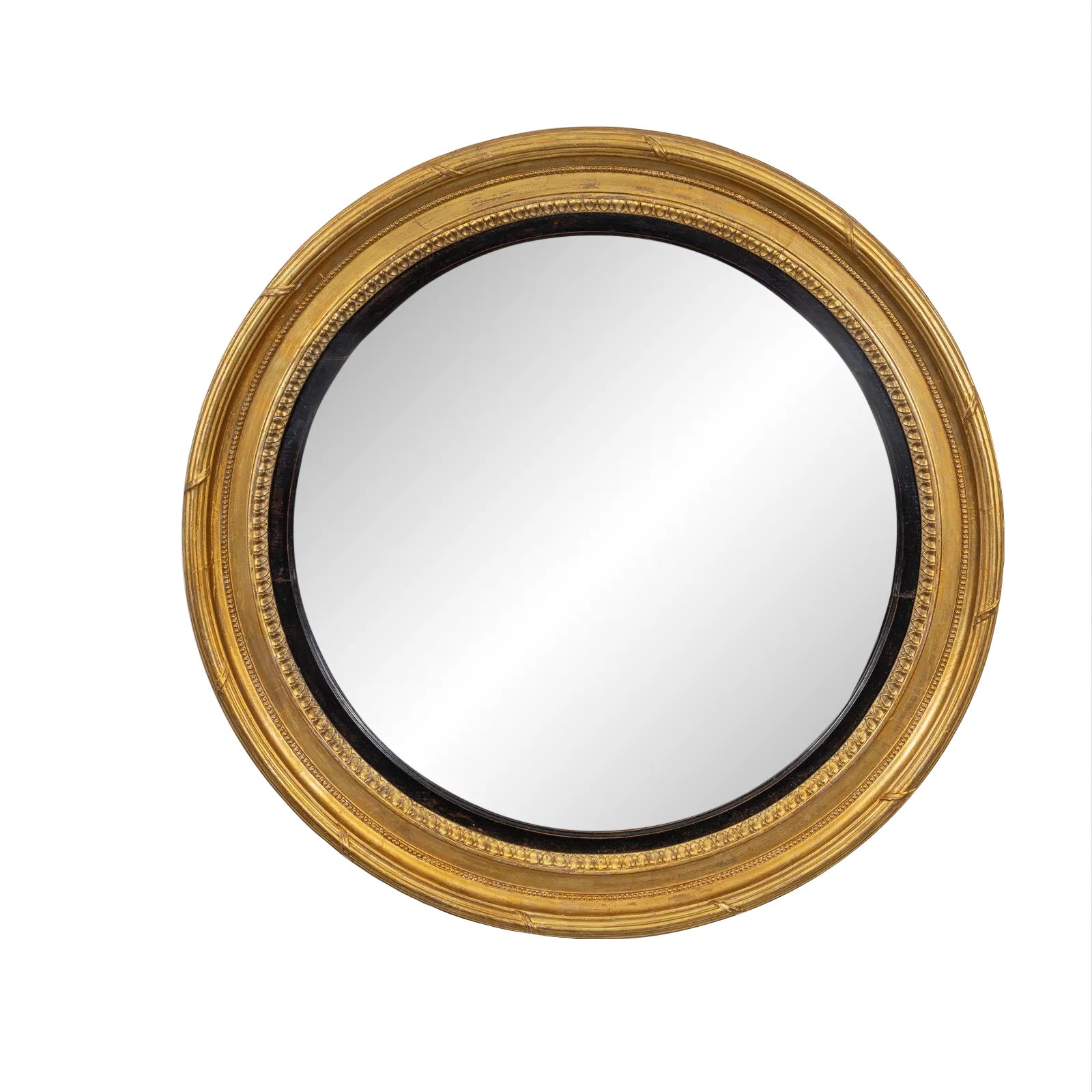 Regency Large Convex Mirror, Circa 1810 | Chairish
