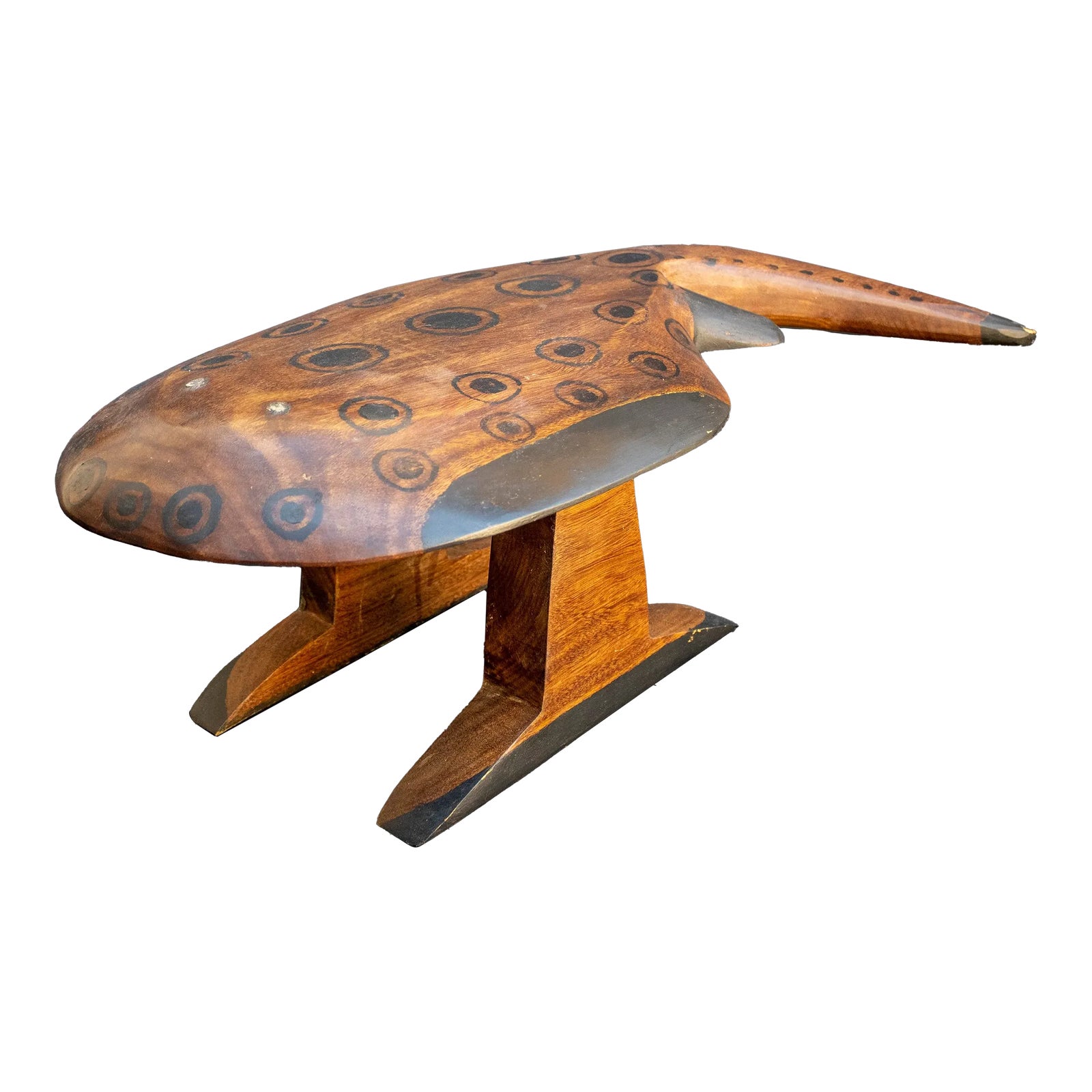 Small Brazilian Indigenous Stool | Chairish