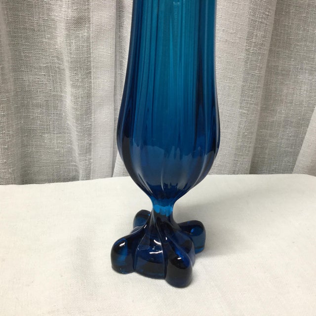 Mid Century Hand Blown Glass Stretch Vase Chairish