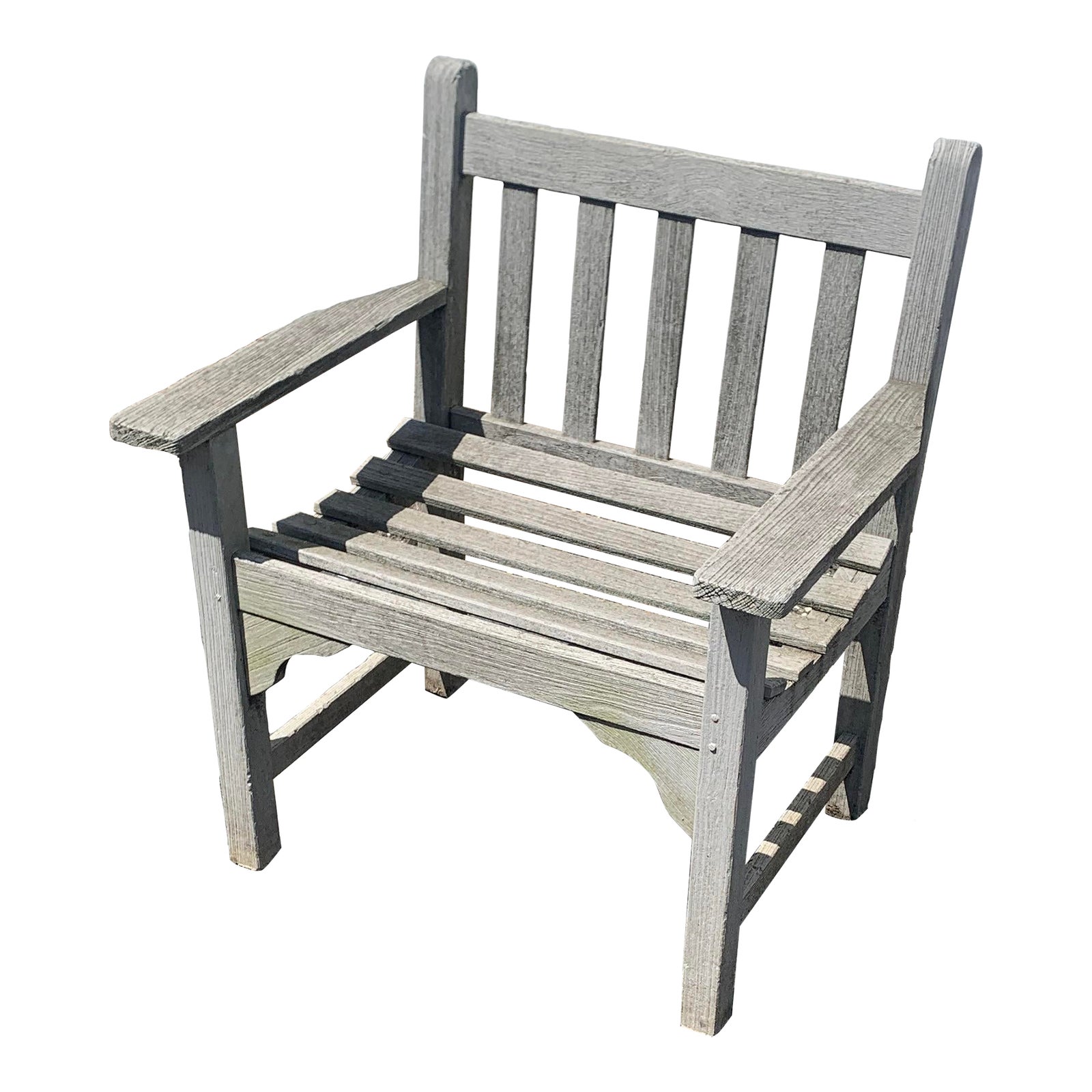Smith & Hawken Teak Garden Chair | Chairish