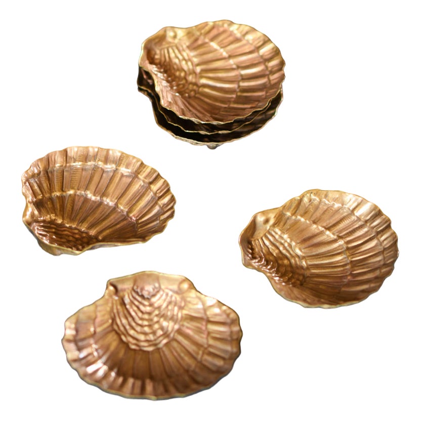 Brass Shell Ashtray, 1970s | Chairish