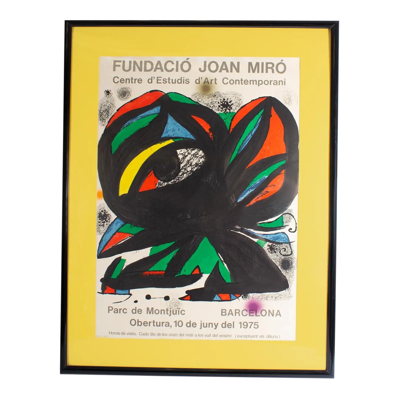 Joan Miró 1975 Exhibition Lithograph Poster | Chairish