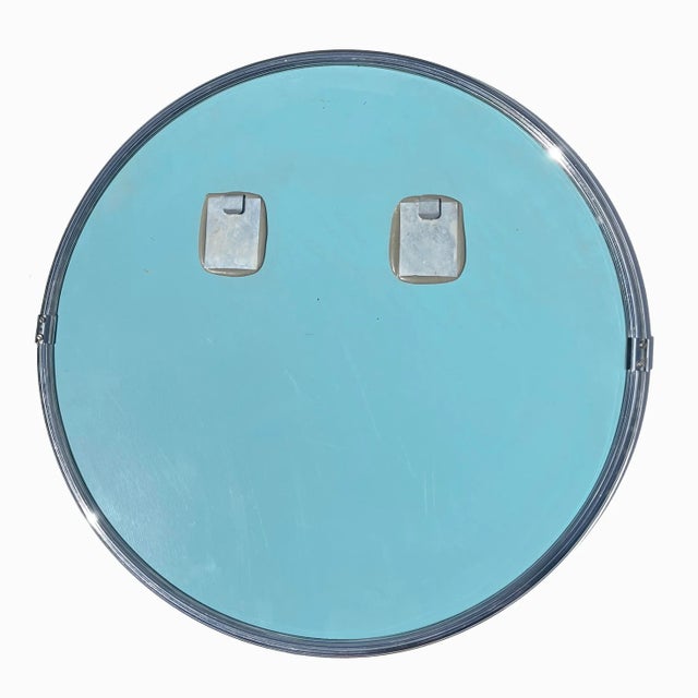 Round Wall Mirror, Crystal, Planilux, Germany, 1970s | Chairish